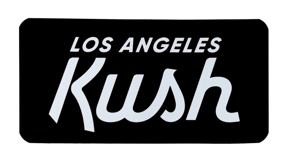 LA Kush OG Sticker - Black/White – LAKUSH